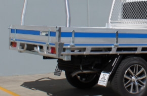 Coloured Striping - on Side Coaming and Dropsides - Tip Top Equipment